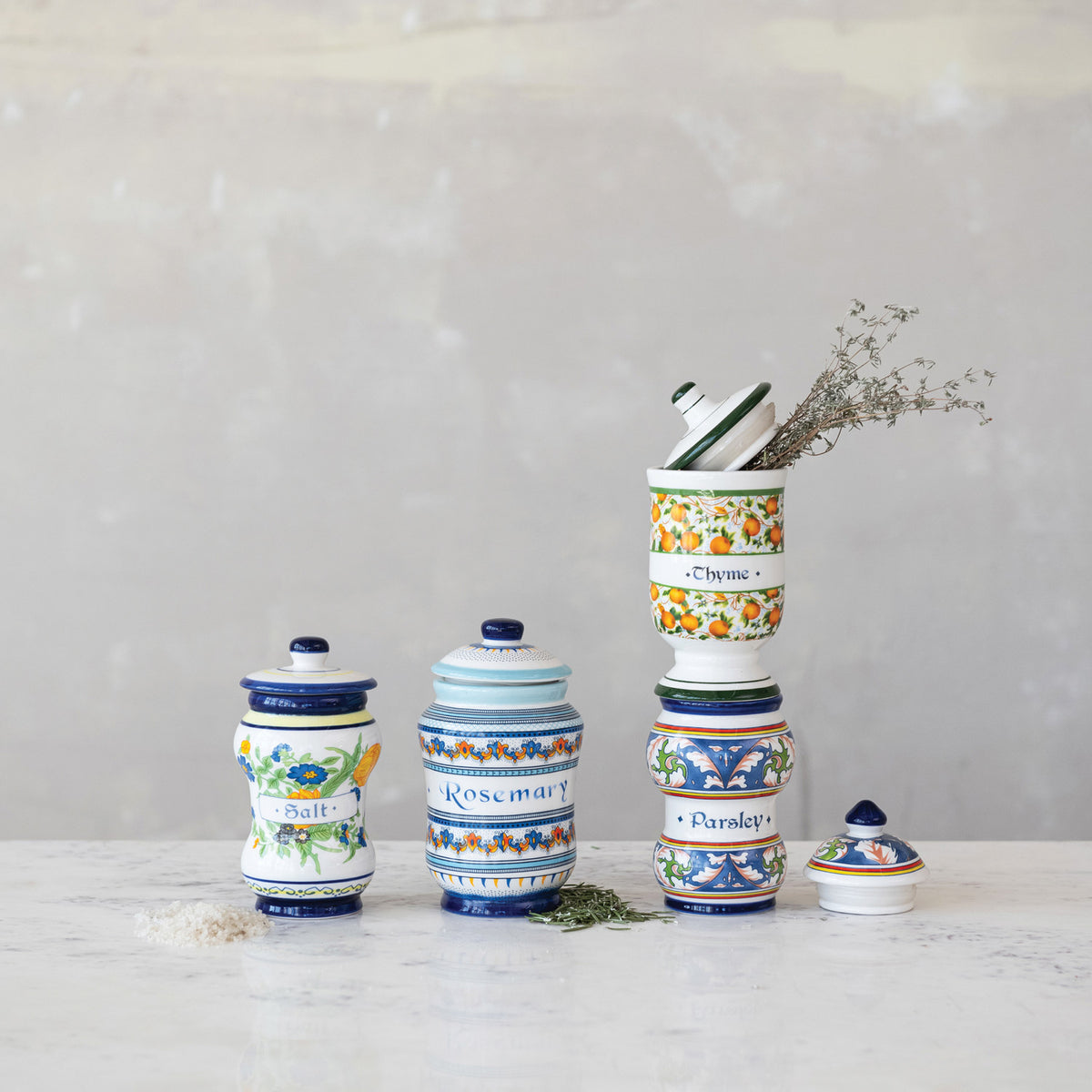 Decorative Ceramic Spice Jar | Jolley's Corner