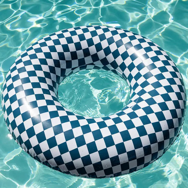 Checkered Pool Float | Jolley's Corner