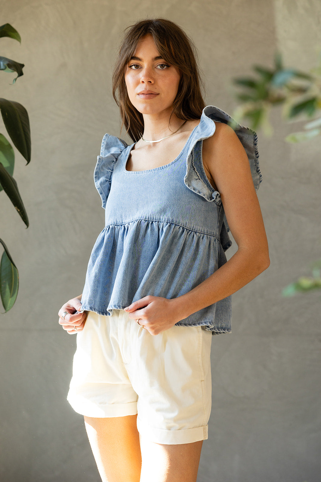The Benji Ruffle Top | Jolley's Corner