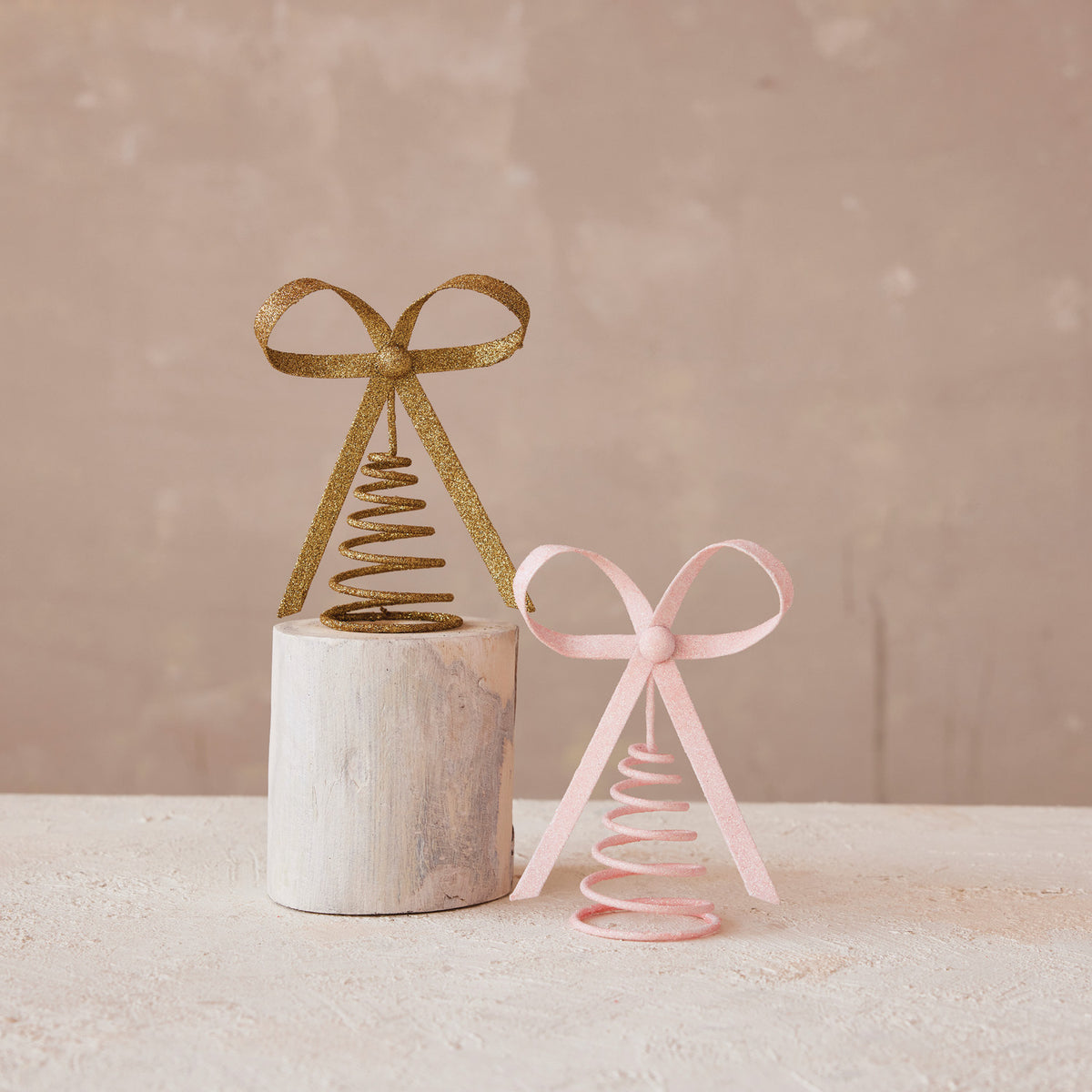 Metal Bow Tree Topper | Jolley's Corner